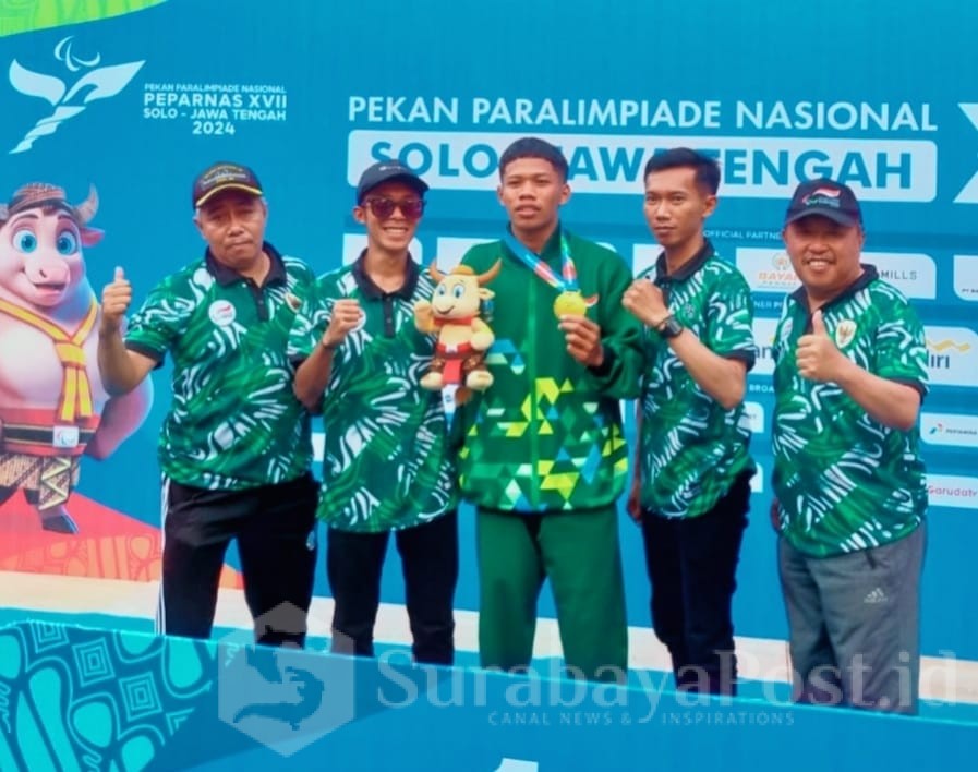 Ajang Peparnas 2024 di Solo, Joko Purnomo Bawa Harum Kota Batu Raih Medali Emas | SurabayaPost