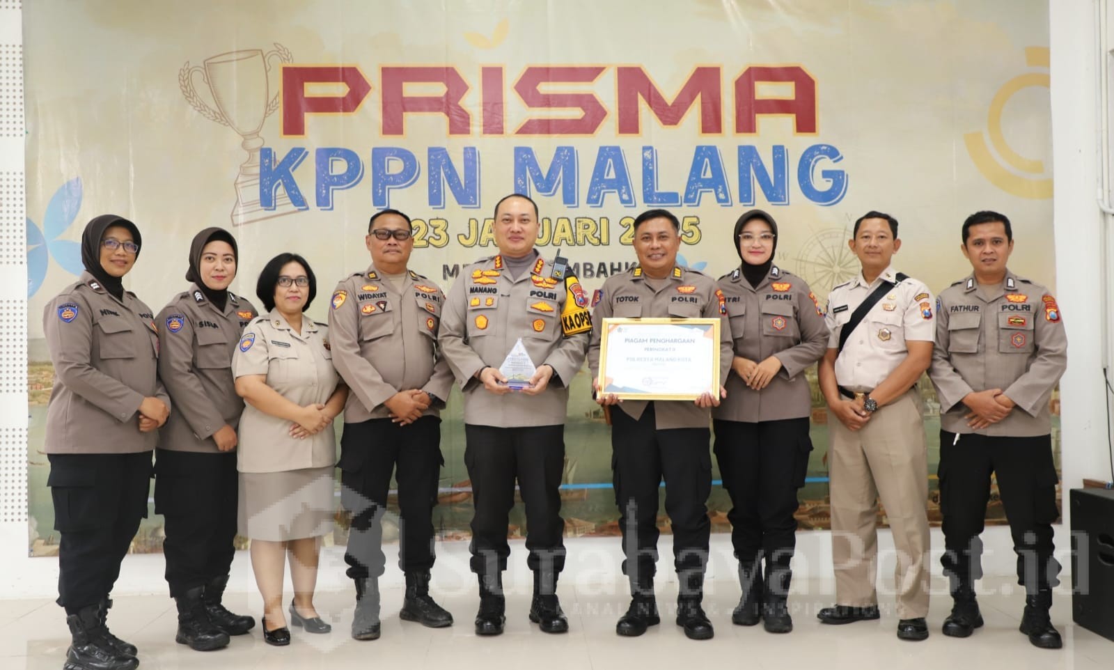 Luar Biasa, Polresta Malang Kota Dibawah Kepemimpinan Kombes Nanang Haryono Raih Peringkat ...