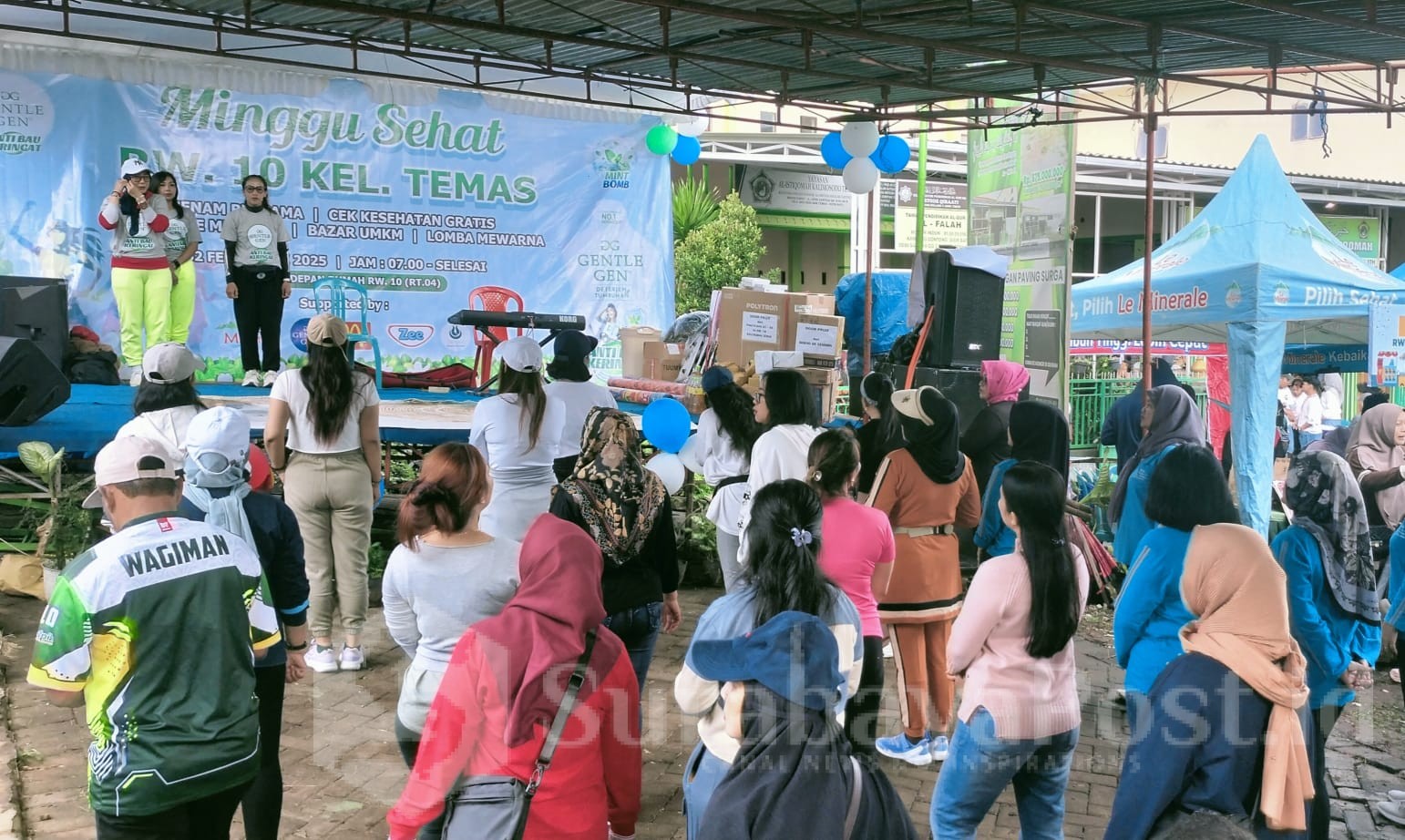 Serunya Gelaran Minggu Sehat di RW 10 Kelurahan Temas, Banjir Doorprize ...
