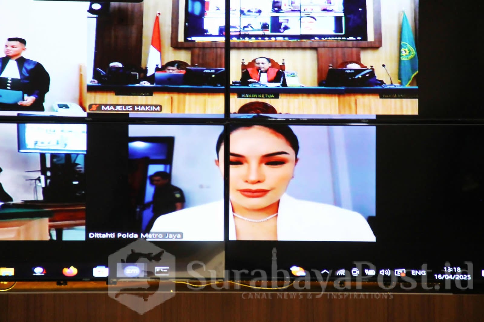 Nikita Mirzani Beri Kesaksian Secara Online di Persidangan Terdakwa Isa ...